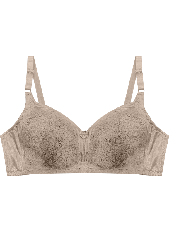 Lilac Beauty Wireless High Panel Bra / Bra Panel Tinggi Tanpa Wayar Li ...