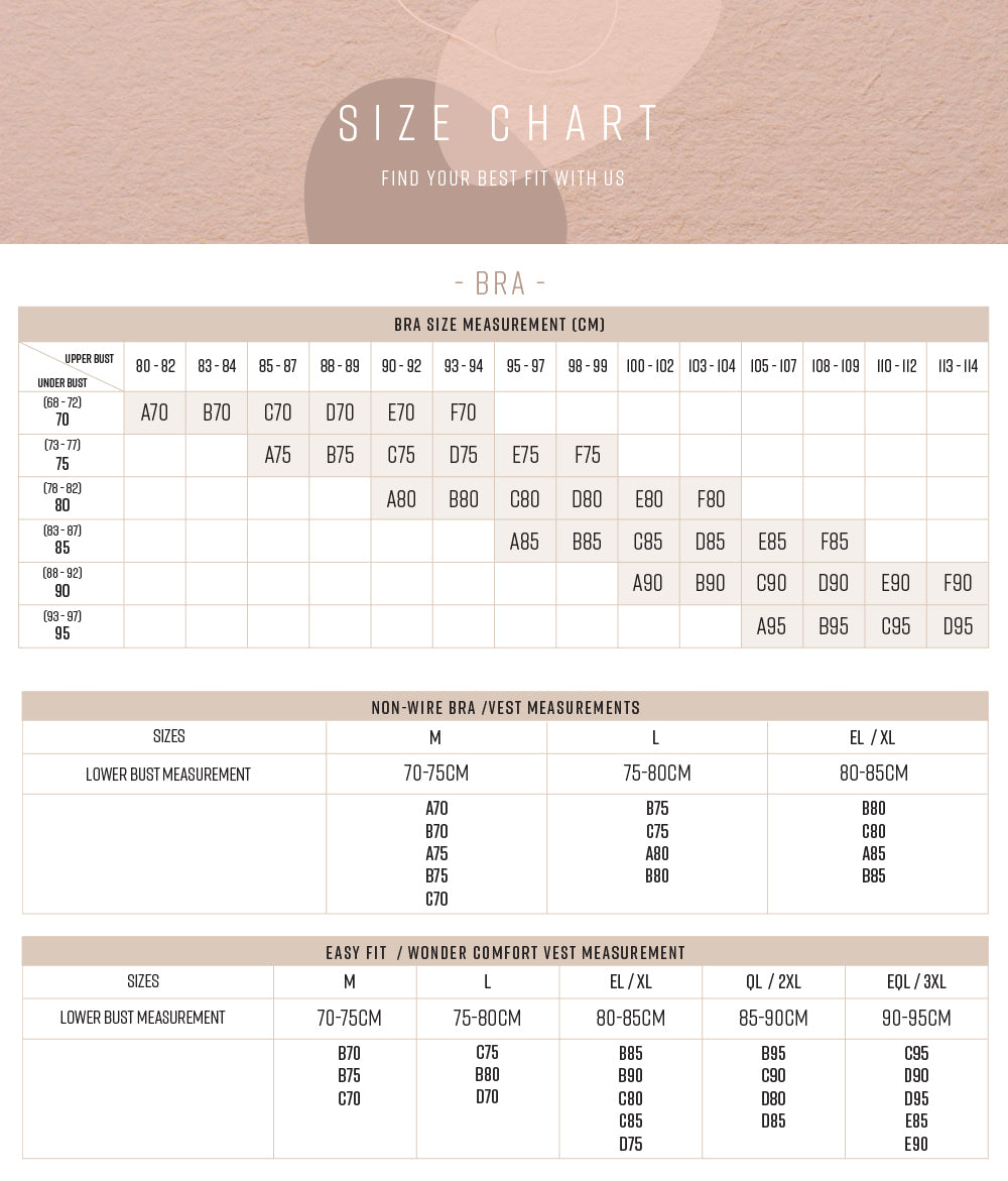 Julia Luxe Demi Cup Bra S10-29859 – Sorella Malaysia(168997-P)